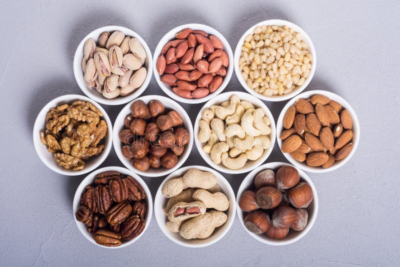 Mix of nuts stock photo. Image of closeup, kitchen, diet - 129321376