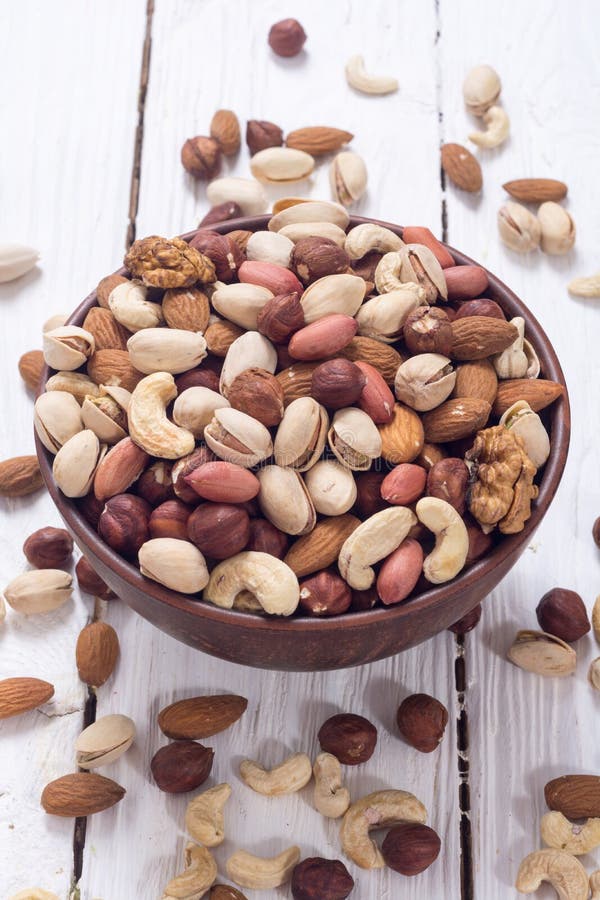 Mix of nuts stock image. Image of pecan, closeup, nature - 99447791