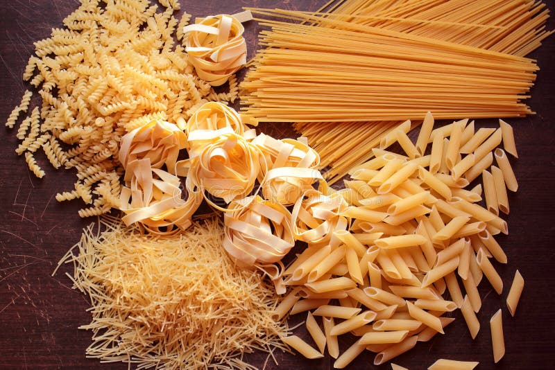 Mix of pasta stock image. Image of kitchen, cuisine, italian - 47169457
