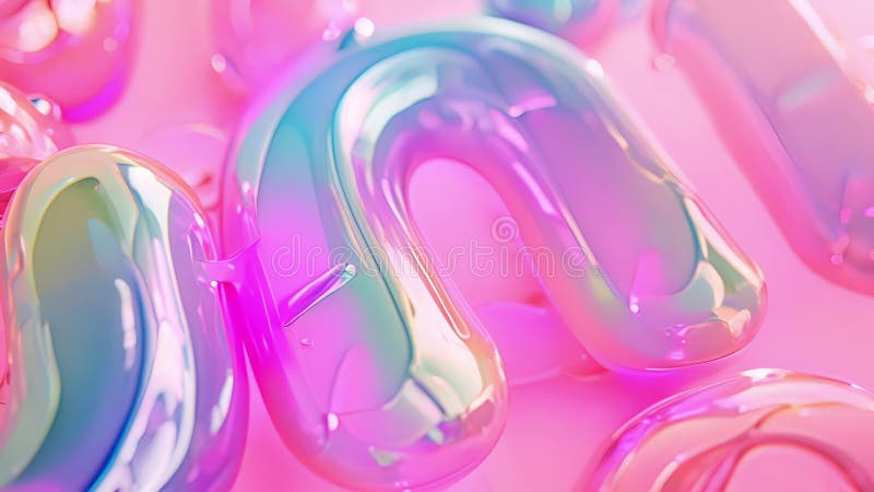 A Mix of Pastel and Neon Colors Create a Mesmerizing Gradient Effect on ...