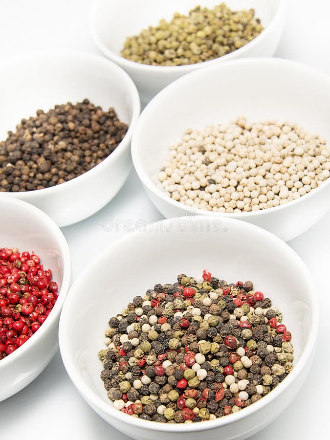 Mix pepper stock photo. Image of cups, ingredient, bowls - 39222860