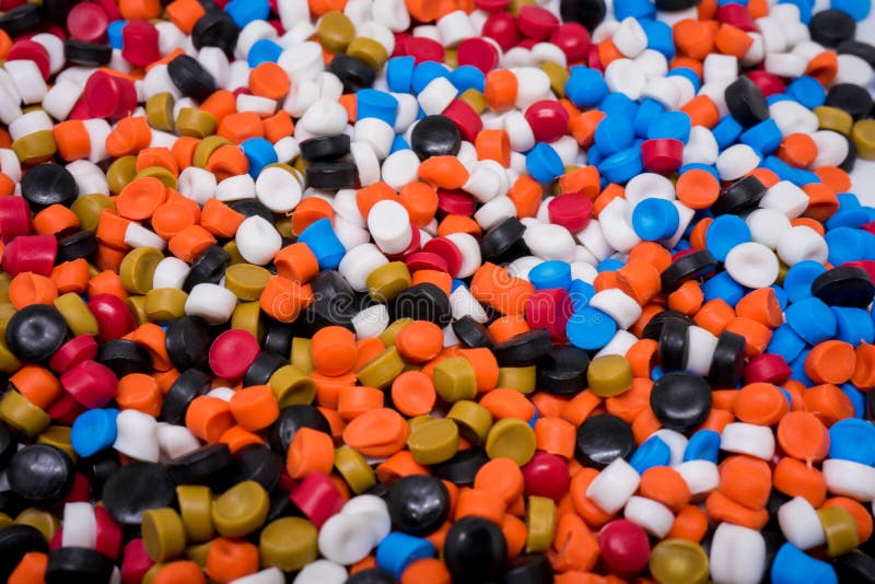 Plastic pellet stock photo. Image of chemistry, grained - 99742824