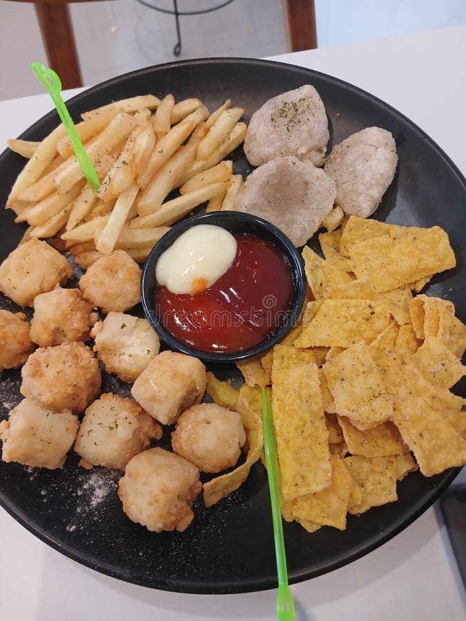 Mix platter combo snack stock image. Image of snack - 379238365