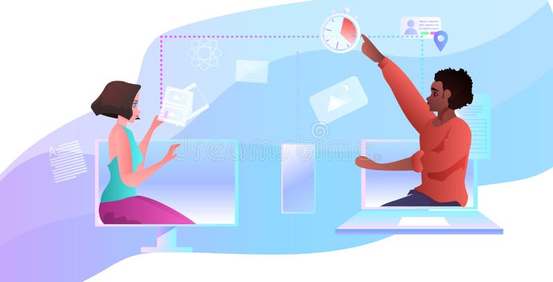 Mix Race Developers Team Creating Website Ui Interface Web Application Development Program