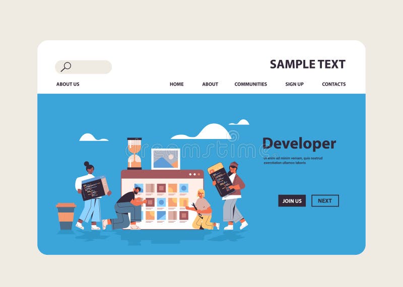 Mix Race Web Developers Testing New App Features Coding Together 3683