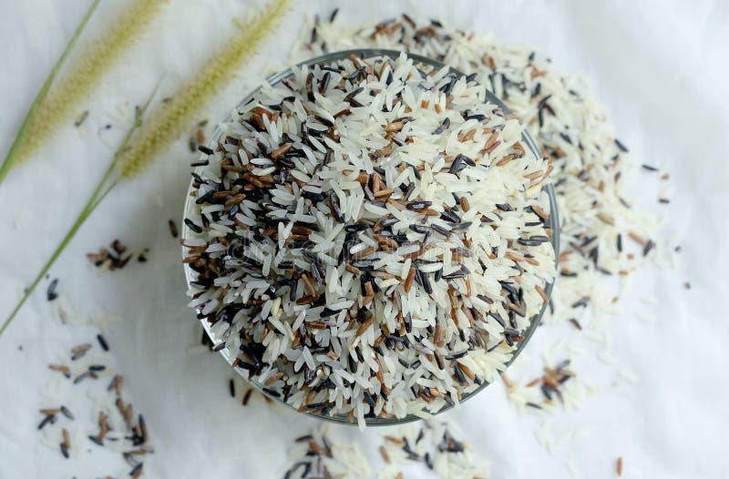 Mix rice 2 stock image. Image of grain, thailand, food - 94162511