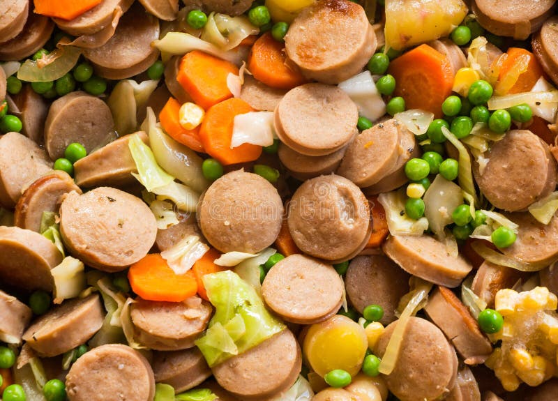 Mix Sausage Dish stock image. Image of dinner, cook, meal - 30913783