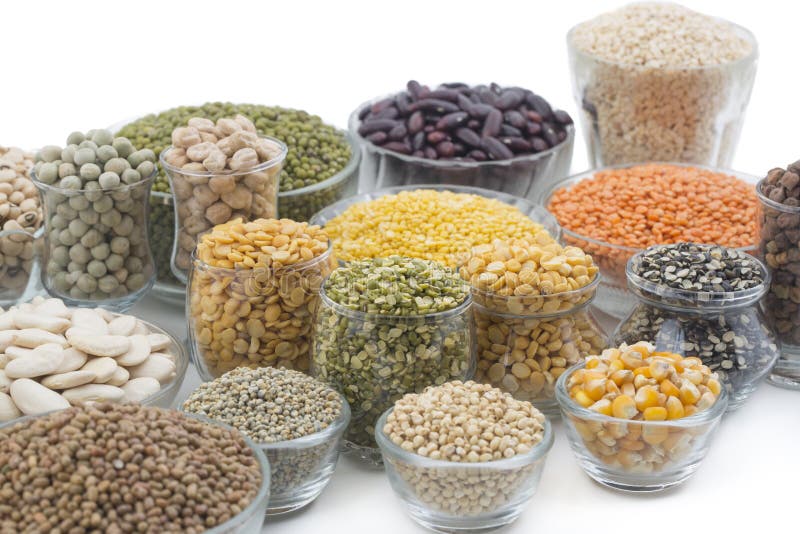 Mix Seeds Food stock image. Image of lentils, millet - 105604929