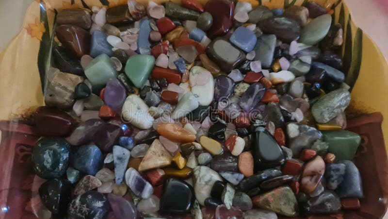 Mix of small rocks stock image. Image of cobblestone - 224115515