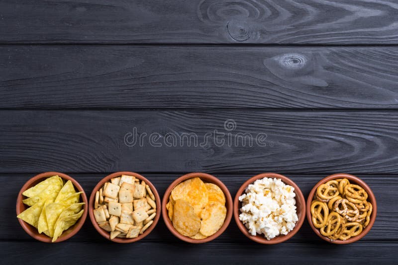 Mix of snacks stock photo. Image of salty, junk, heap - 129321706
