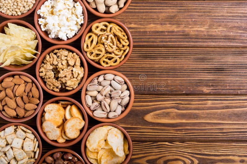 Mix of snacks stock image. Image of eating, healthy - 129747931