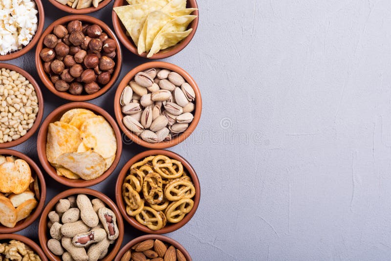 Mix of snacks stock photo. Image of pistachio, nuts - 130912698