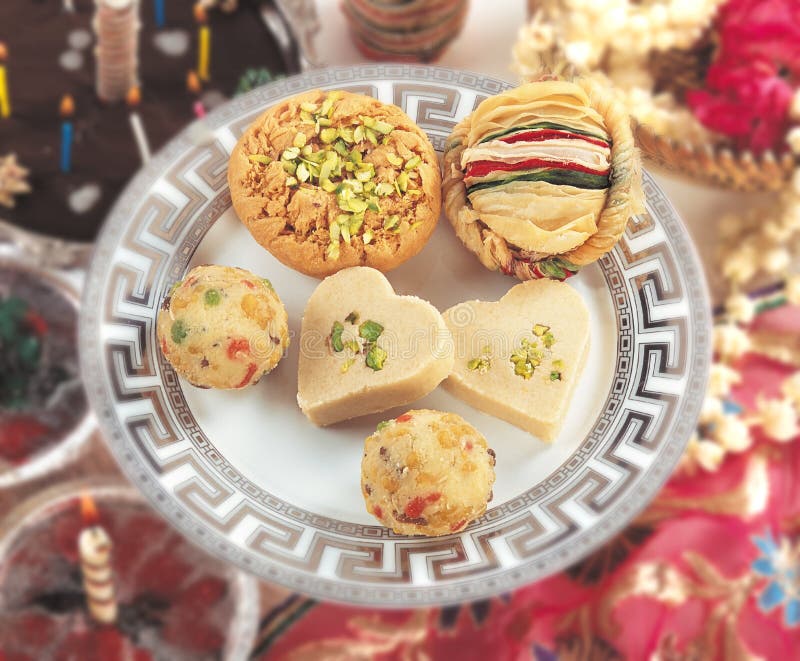 Mix Special Sweets stock image. Image of halva, halwa - 34178907