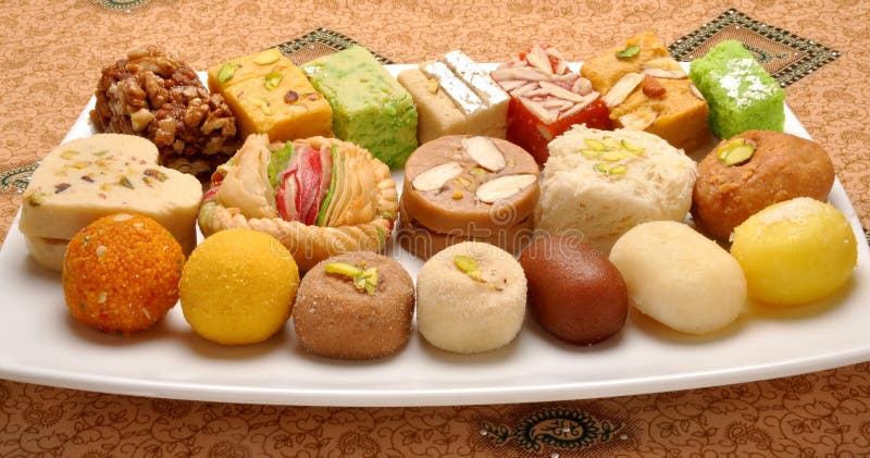 Indian Sweets - Mithai stock photo. Image of dinner, merry - 4388766
