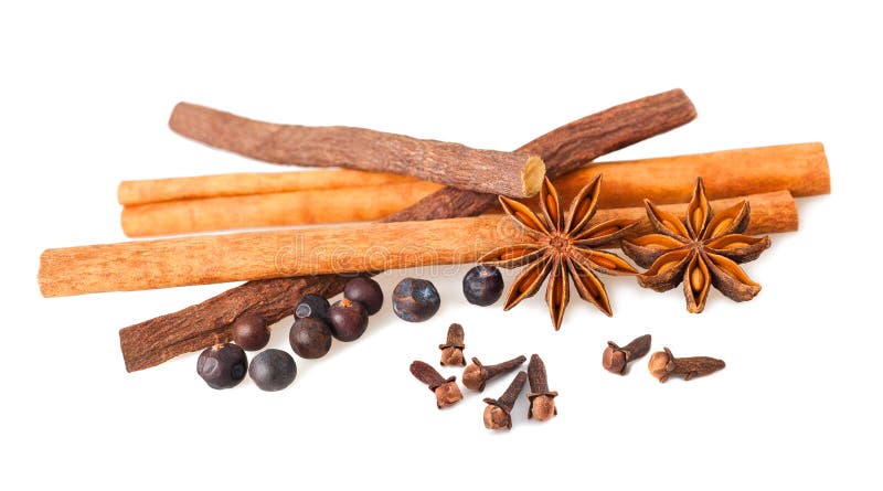 Mix spices isolated stock photo. Image of aromatic, organic - 113047112