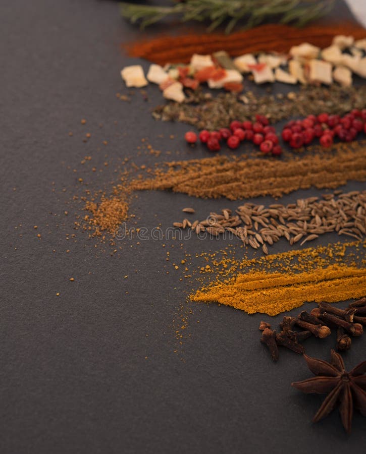 Mix of spices stock image. Image of cinnamon, background - 66560697