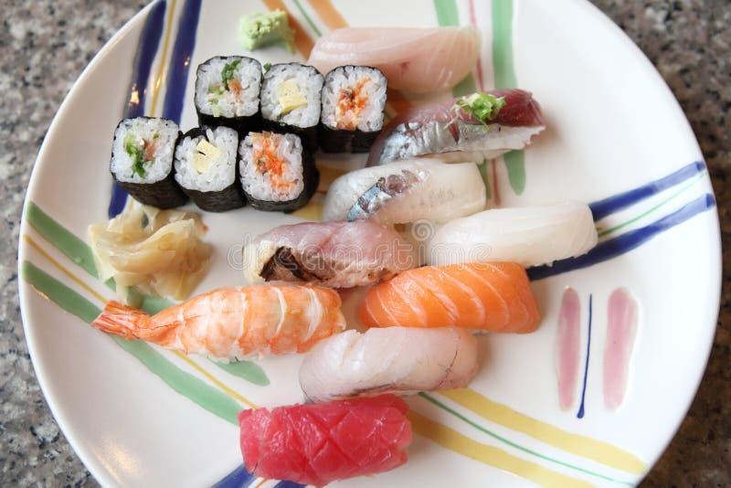 Mix Sushi Set, Japanese Food Stock Image - Image of healthy, asia ...
