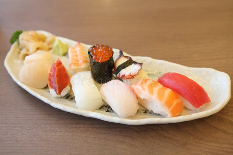 Mix Sushi Set, Japanese Food Stock Photo - Image of roll, macro: 141574948