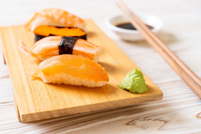 Mix sushi set stock image. Image of gourmet, dinner - 161738249