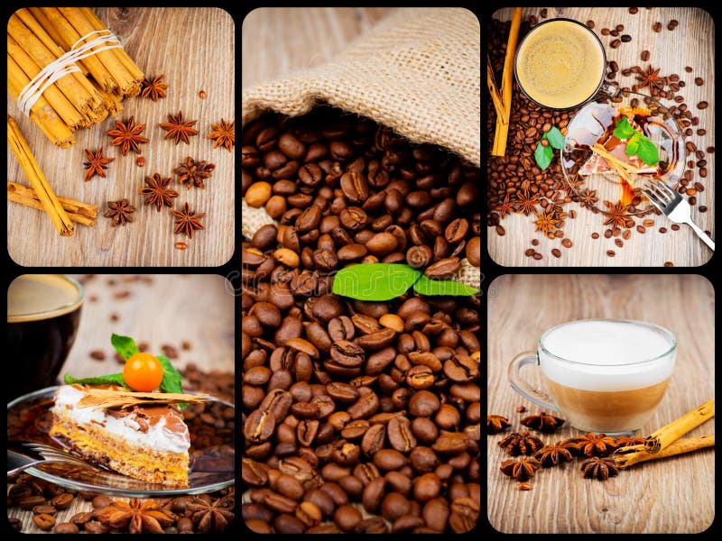Coffee theme set stock photo. Image of cinnamon, aroma - 51221140