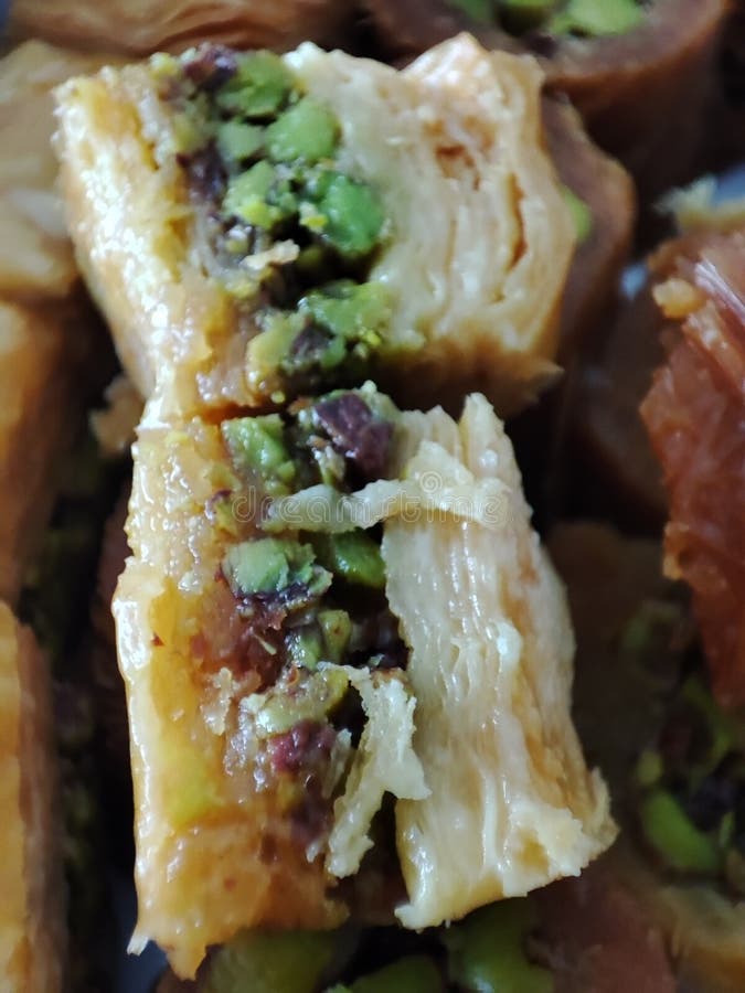 Mix of Turkish desserts stock photo. Image of dessert - 258461452