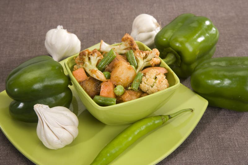 Mix Vegetables or Subji stock image. Image of garlic - 36620907