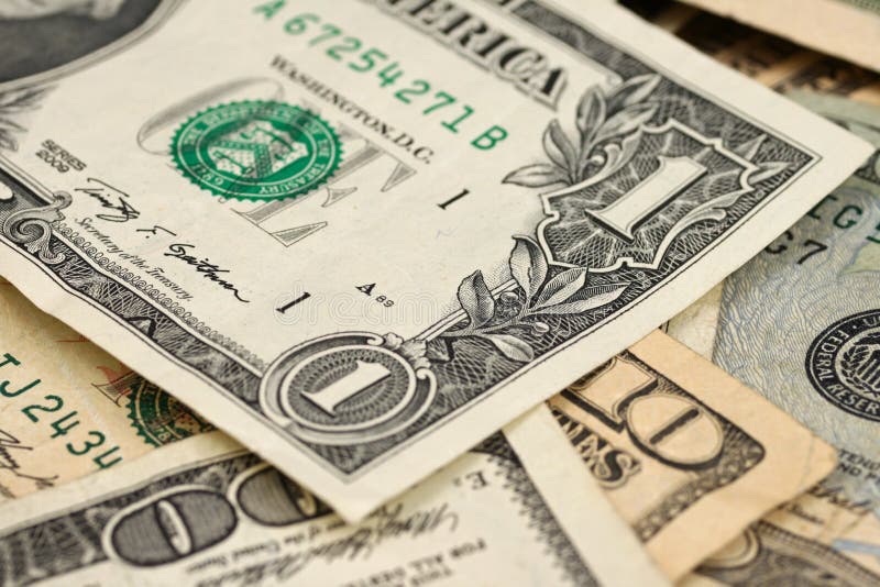 Mixed American Currency stock image. Image of bills, money - 32958943