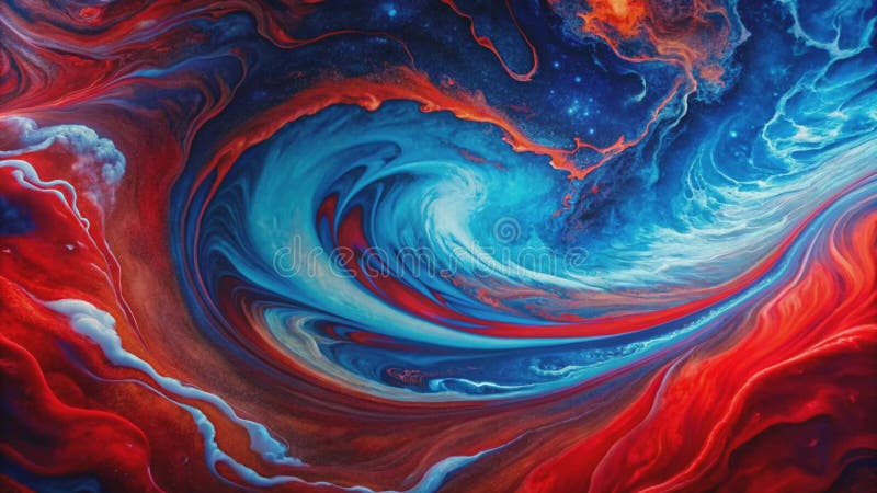 Mixed Background of Randomly Moving Red and Blue Colors Stock Footage ...