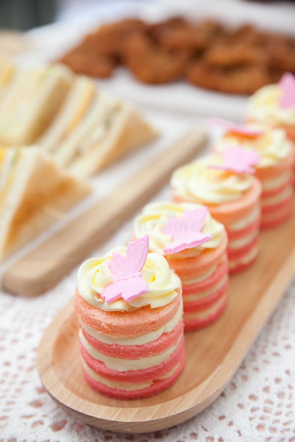 Mixed bakery snacks table stock photo. Image of chef - 189053556