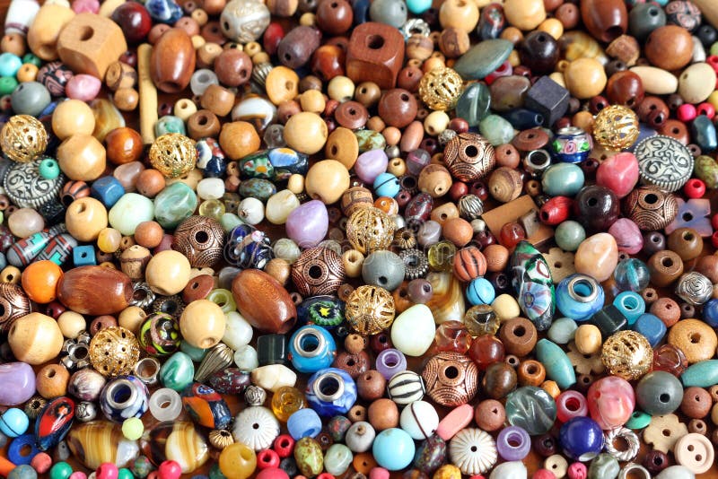Mixed beads stock image. Image of activities, multicolor - 8812873