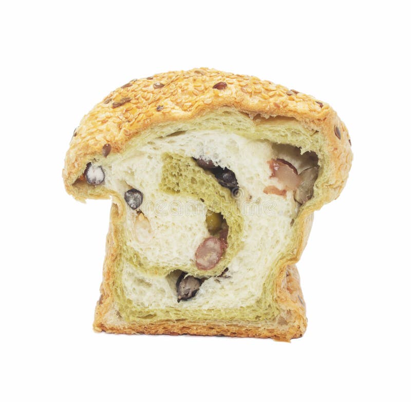 Mixed Bean Bread stock photo. Image of isolated, paste - 54390048