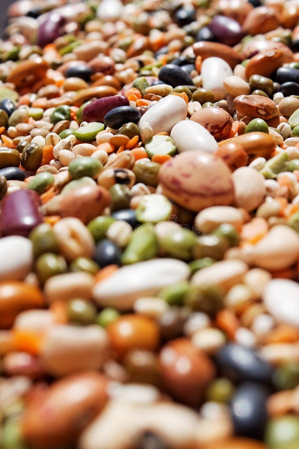 Mixed beans. stock image. Image of mixed, white, cooking - 10757035