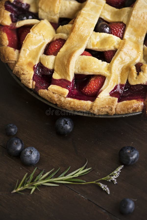 Mixed Berries Pie Food Photography Stock Photo - Image of kitchen ...