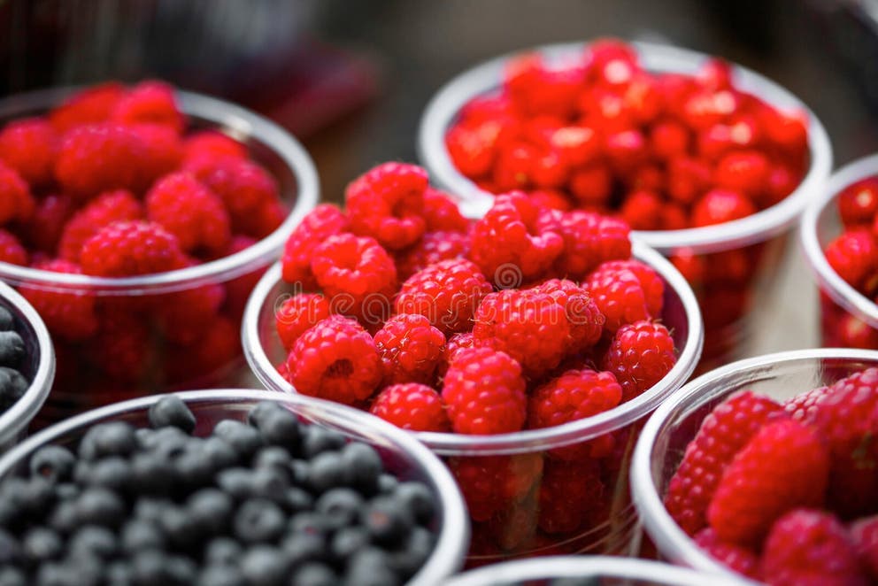 Mixed berries, raspberries stock photo. Image of mixed - 73163080