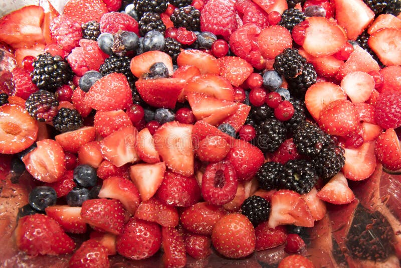 Mixed Berries stock image. Image of black, strawberries - 59560649