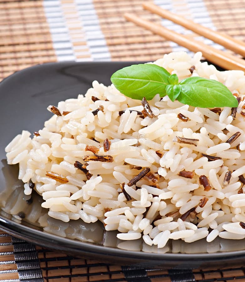 Mixed boiled rice stock photo. Image of closeup, wild - 37536658