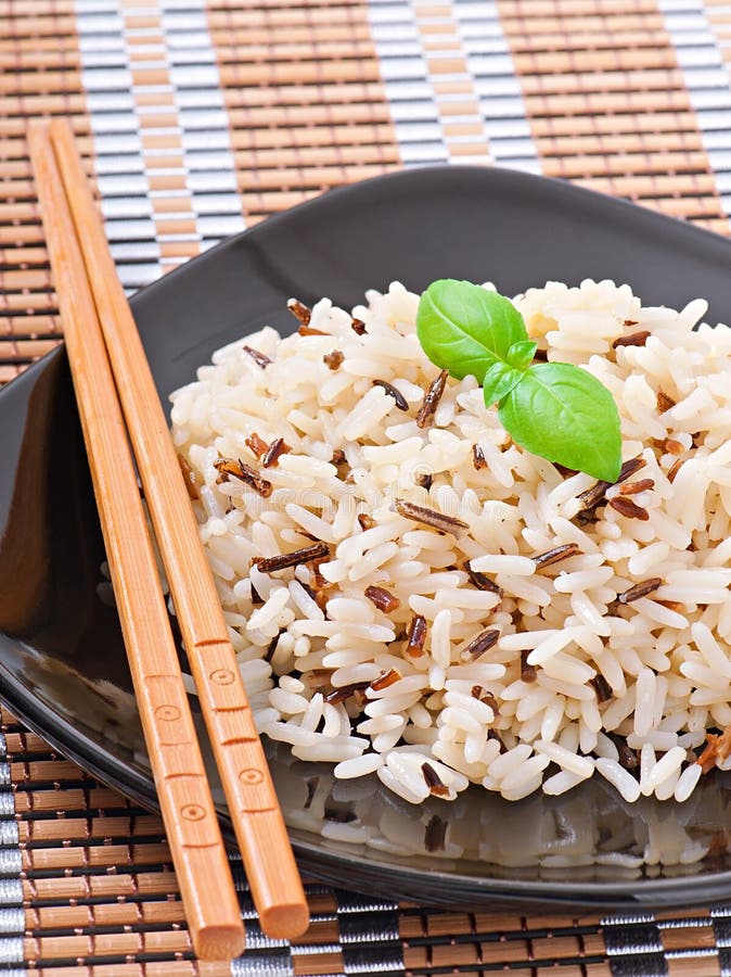 Mixed boiled rice stock photo. Image of dish, vegetarian - 37536802