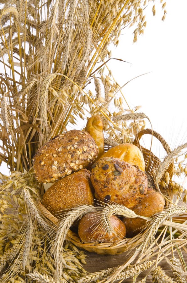 Mixed bread rolls stock photo. Image of collection, baskets - 26189518