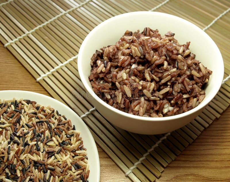 Mixed brown rice stock photo. Image of kitchen, nutrition - 66541060