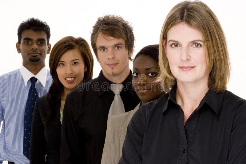 Mixed Business Team stock image. Image of standing, diverse - 635577
