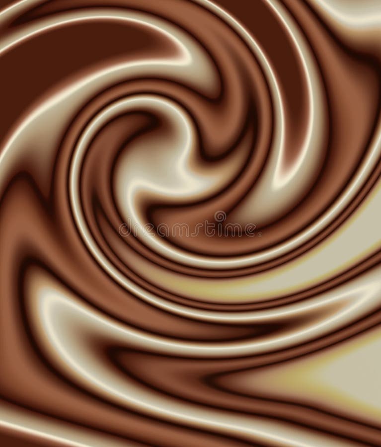 Mixed chocolate swirl stock illustration. Illustration of cooking ...