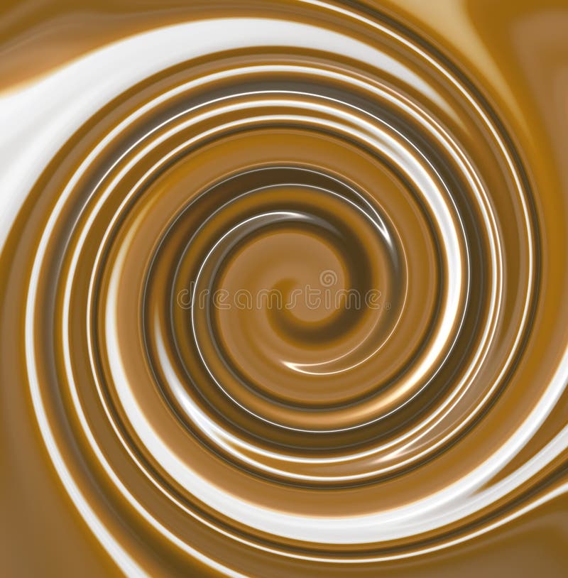 Chocolate Swirl stock illustration. Illustration of closeup - 4813783