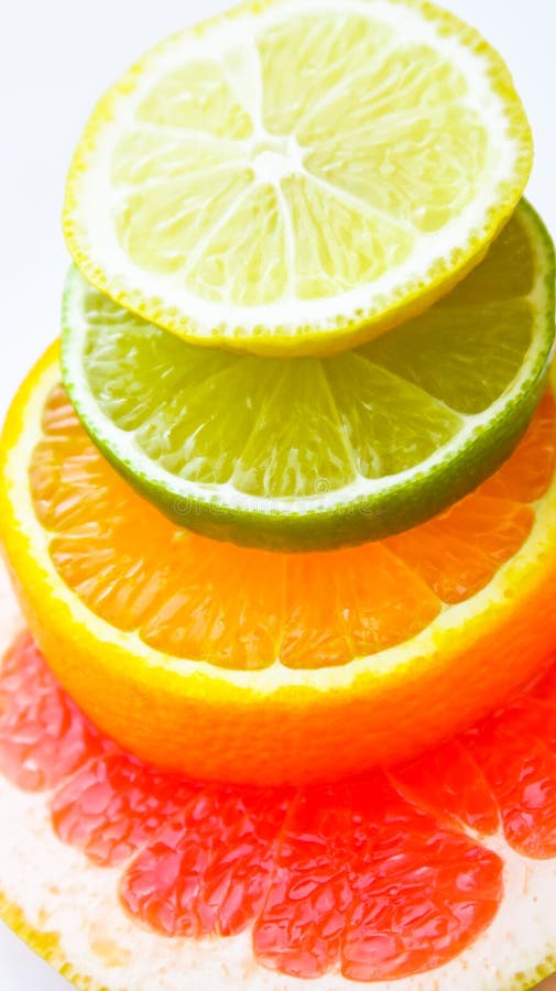 Mixed citrus fruit stock image. Image of lemon, healthy - 14161071