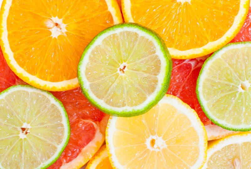 Mixed citrus fruit stock image. Image of lime, juice, juicy - 7092275