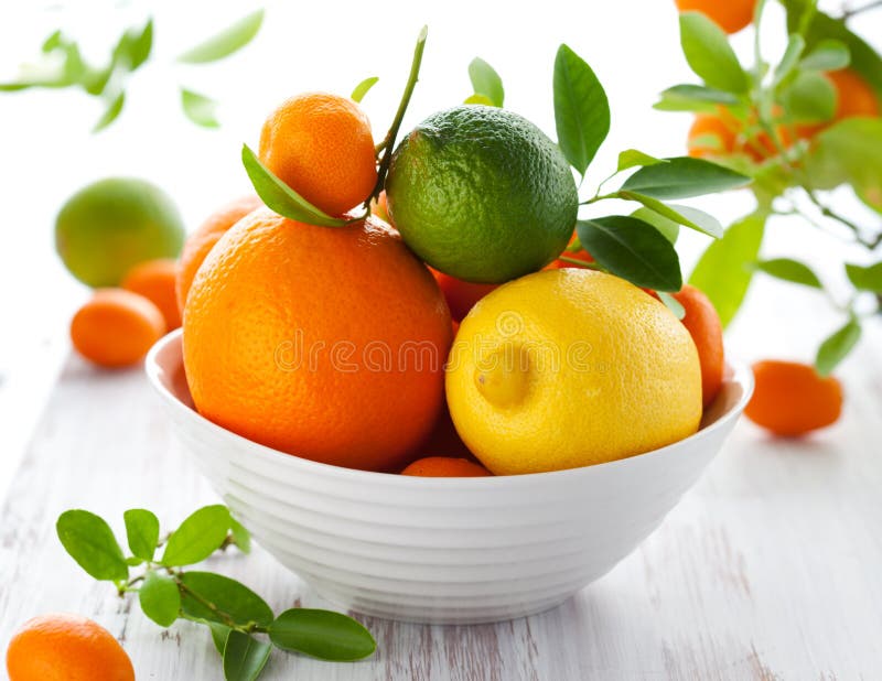 Mixed citrus fruit stock image. Image of lemon, green - 238547091