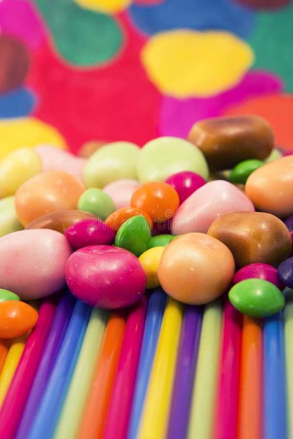 Mixed colorful candies. stock image. Image of beauty - 58147321