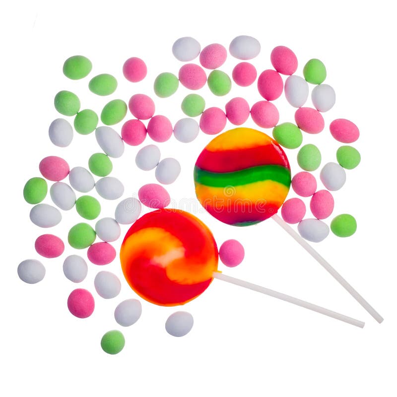 Mixed colorful candies stock photo. Image of birthday - 48987260