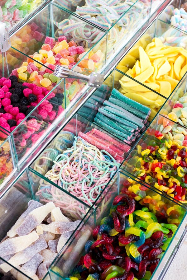 Mixed Colorful Jelly Candies Stock Photo - Image of flavor, dessert ...