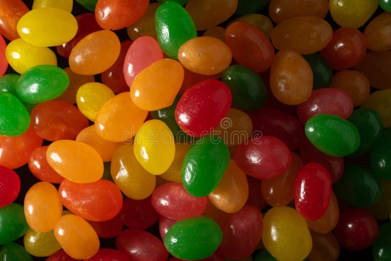 Mixed colors jelly beans stock photo. Image of candy - 196712616