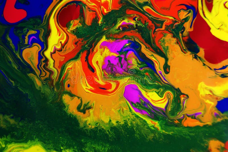 Mixed Colors, Mottled Abstract Background. Abstract Art. Stock Photo ...